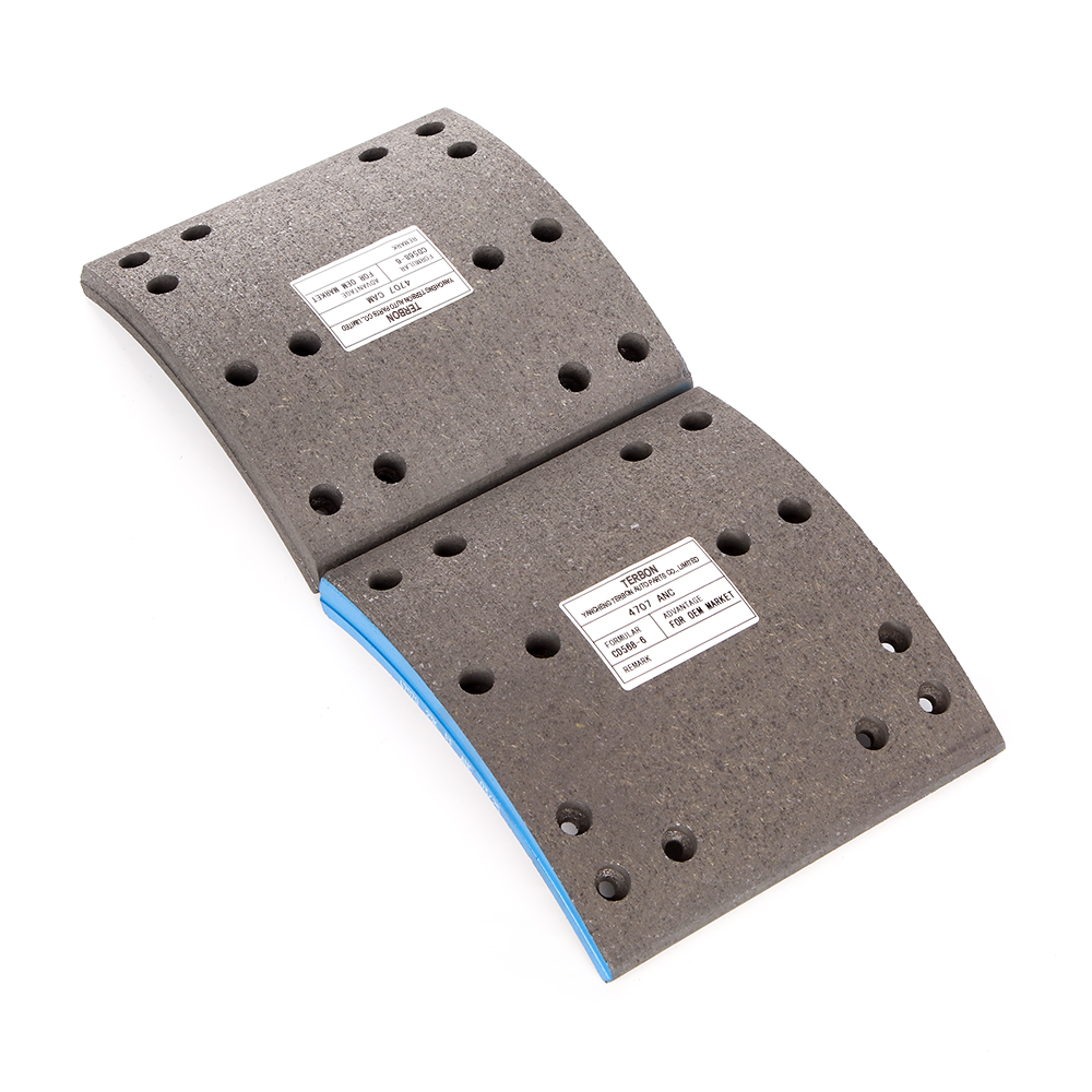 China Truck Brake Lining 4707 ANC Brake Shoe Lining For Heavy Duty ...