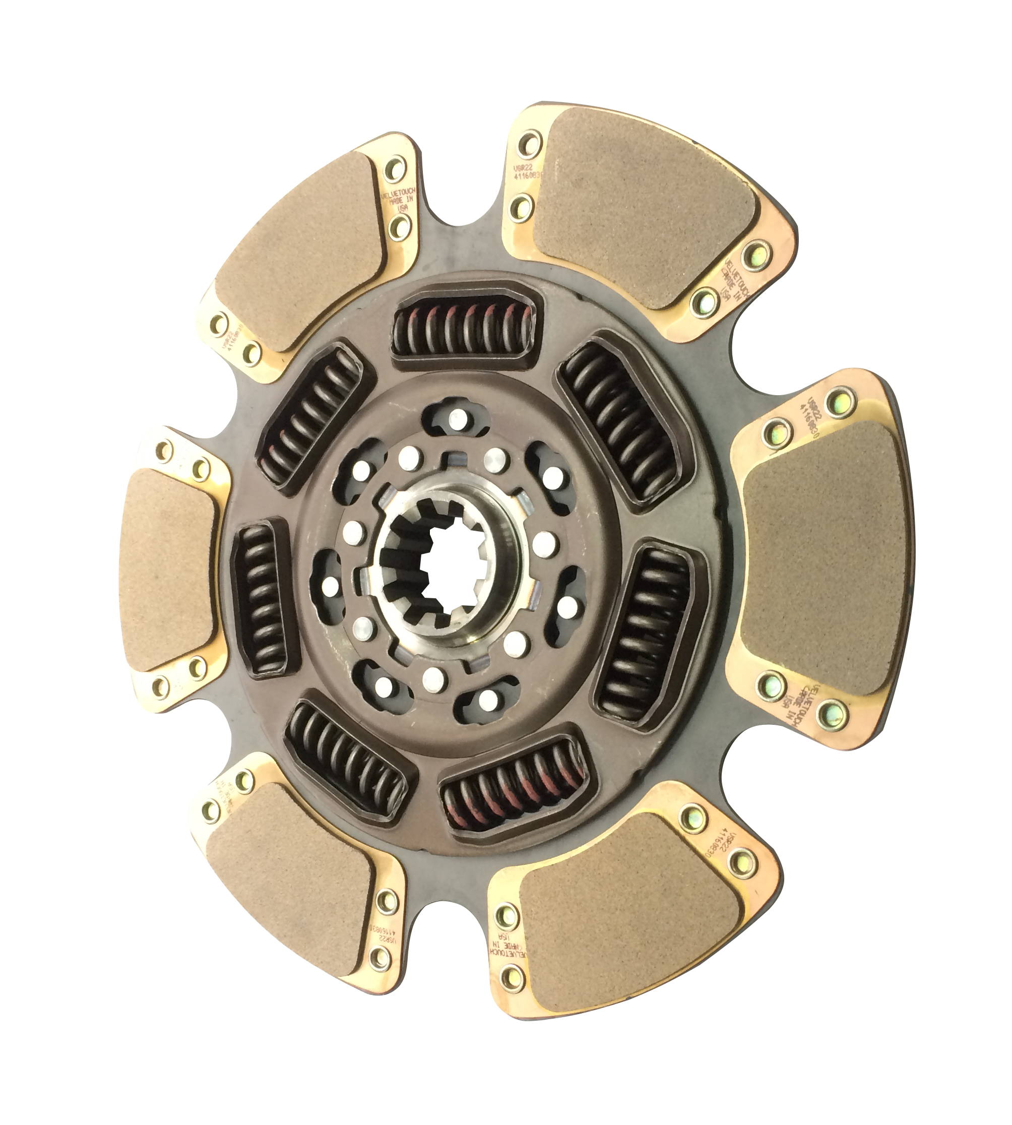 China 128708 Clutch Disc 15-1/2″ x 10T x 2″ Terbon Truck Parts Ceramic ...
