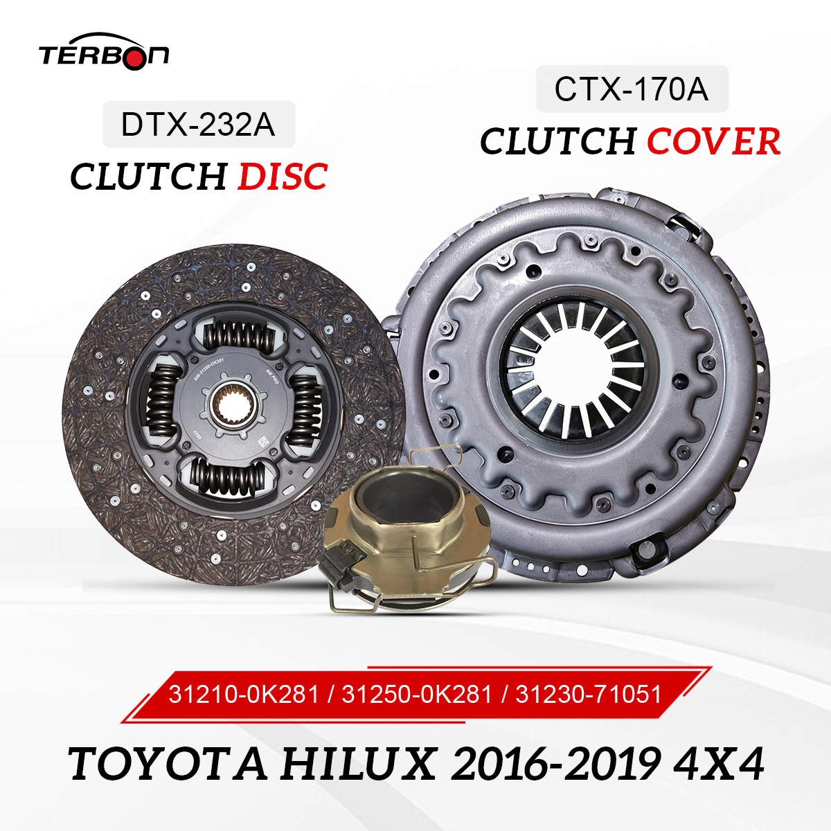 China Clutch Disc Dtx-232A Clutch Cover Ctx-170A Automobile Part Clutch ...